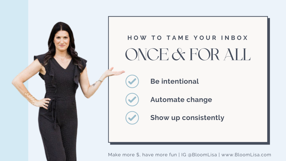 How to tame your email & inbox once and for all - BLOOM Business ...